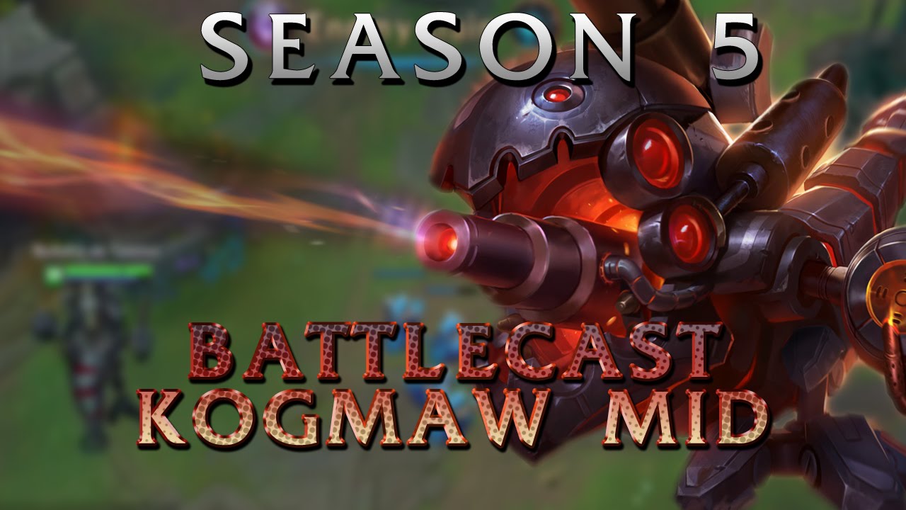 Battlecast Kog'Maw Gameplay Mid - League of Legends - YouTube