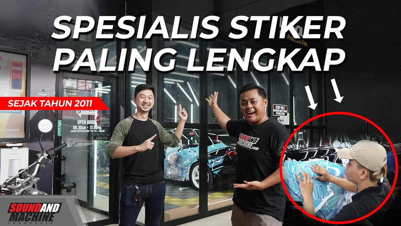 Gerebek Bengkel DICE Sticker & Kupas Tuntas Pasang Stiker di Bodi Mobil ...