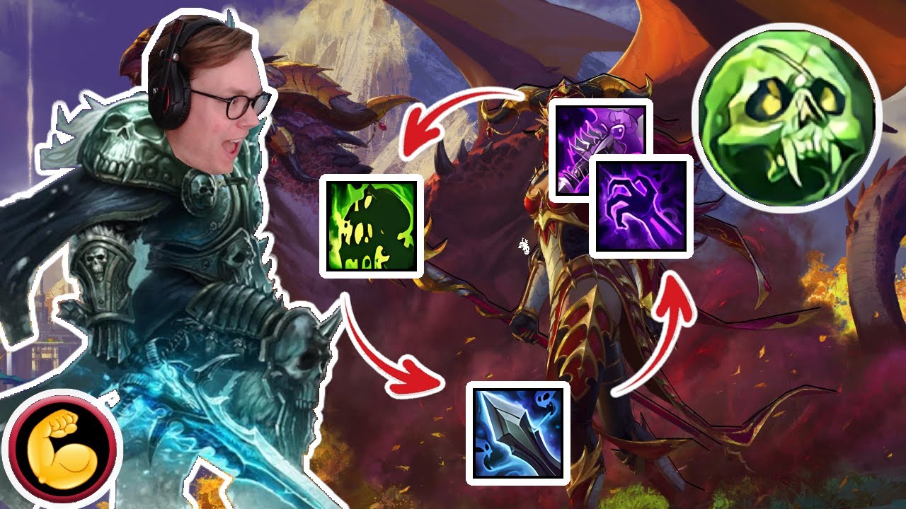 Unholy Death Knight Beginner Rotation Guide 10.2 - YouTube