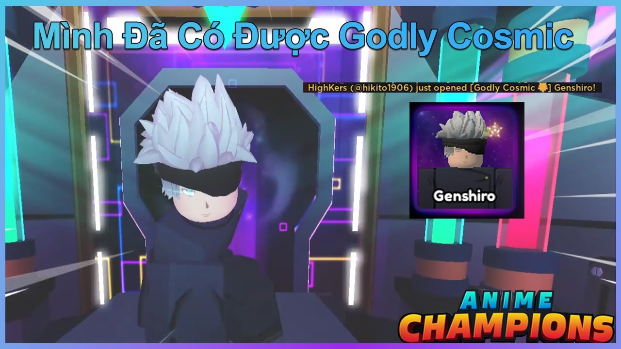 Mình đã có được godly cosmic Gojo trong ACS - YouTube