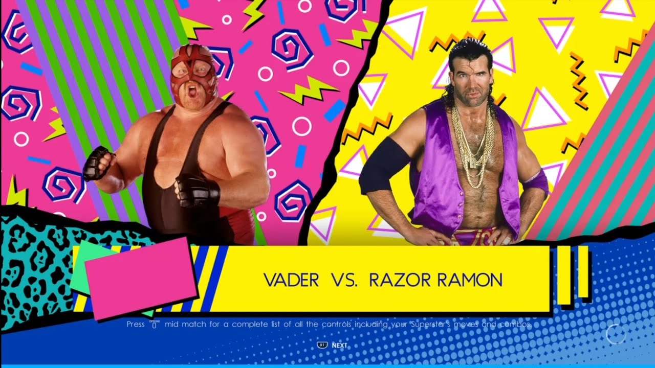 Vader vs Razor Ramon In Your House. WWE 2K22 - YouTube