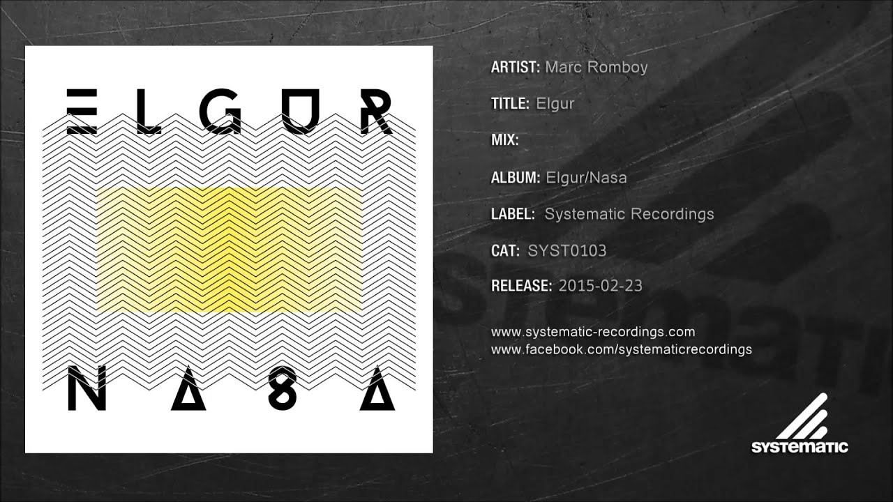 Marc Romboy - Elgur - YouTube