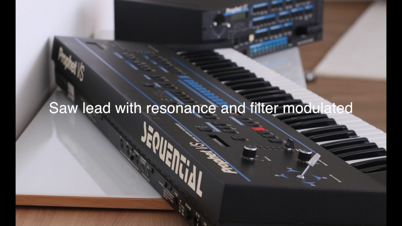 Sequential Prophet 5 vs Prophet VS basic waveform comparision - YouTube