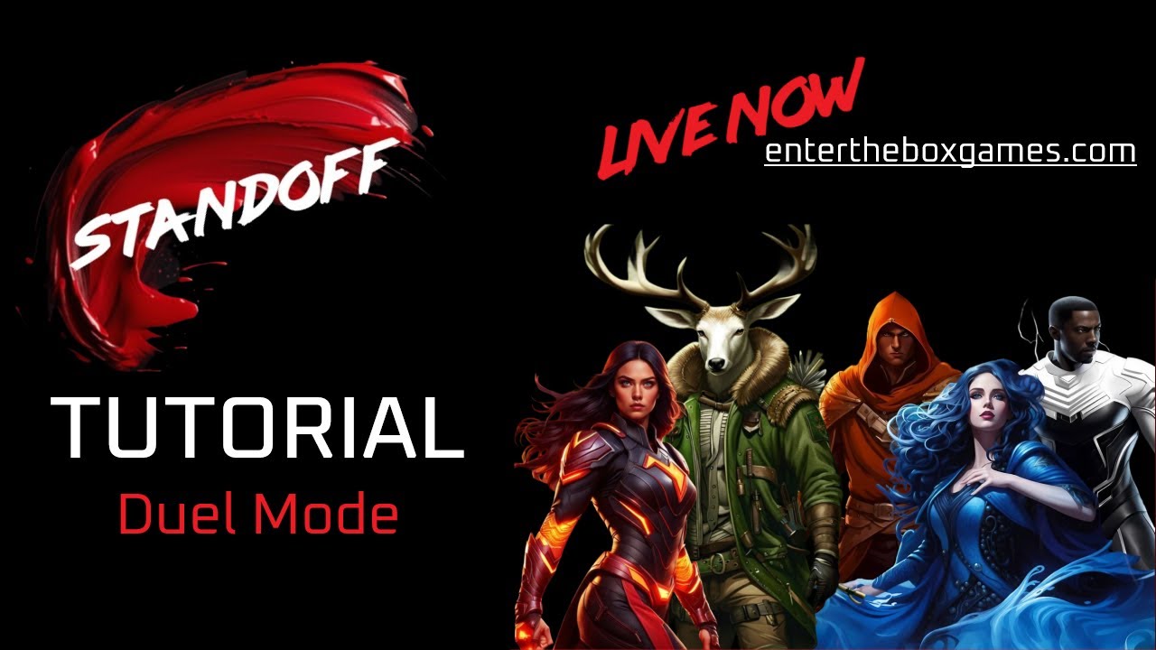 Standoff Tutorial: Duel Mode! (2-player game) #superhero #cardgame # ...