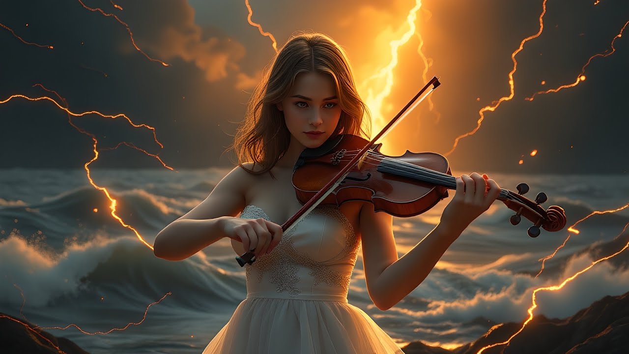 Heartstrings on Fire - Female Belting vocal, Soprano orchestral rock ...