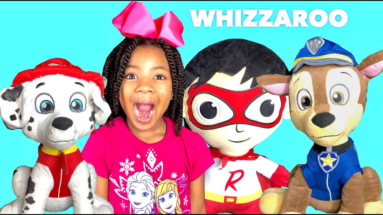 Sparkle Whizzaroo meets Paw Patrol Chase and Ryan!!!! - YouTube