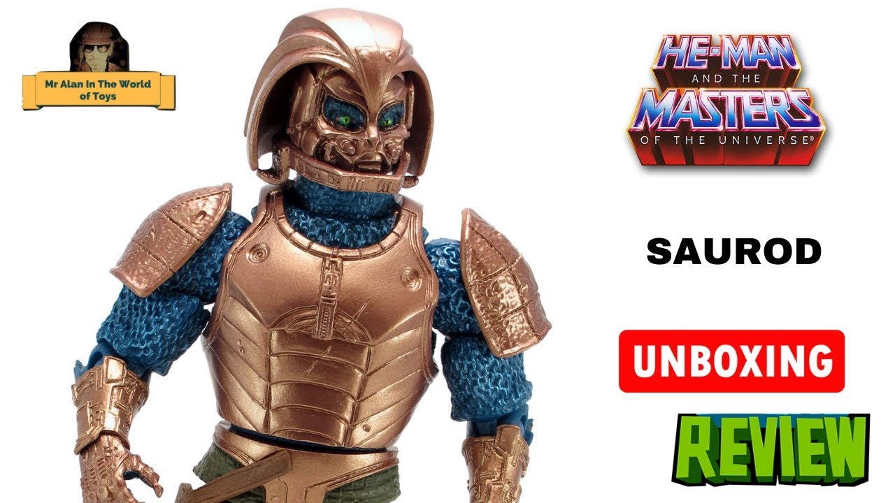 Masters Of The Universe Classics Saurod Figure Video Review - YouTube