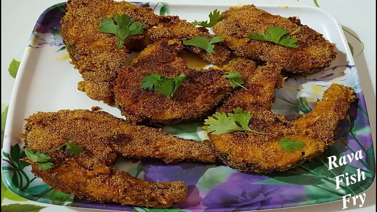 Rava Fish Fry I Rohu Fish Fry with Suji I रवा मिलाके फिश फ्राई करने का ...
