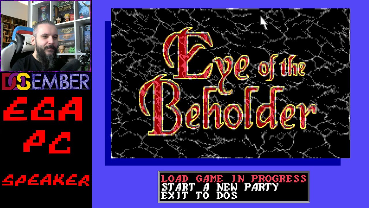 Eye of the Beholder - EGA graphics, PC Speakers sounds - YouTube