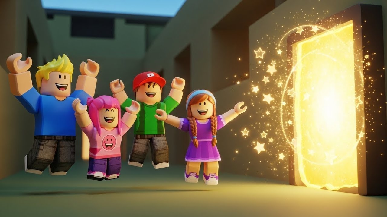 Roblox Tiny Friends Trapped in the Obby Maze | Nursery Rhymes for Kids ...