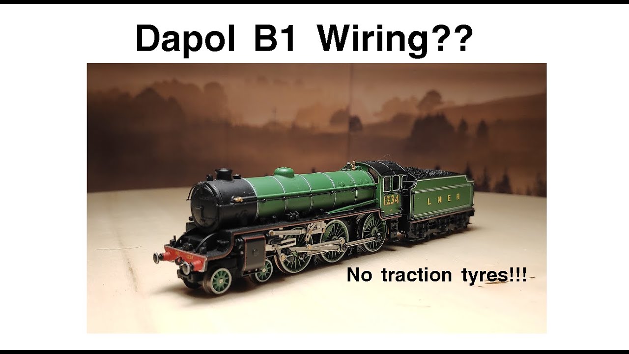 Dapol B1 tender to loco wiring.... soldering wires on - YouTube