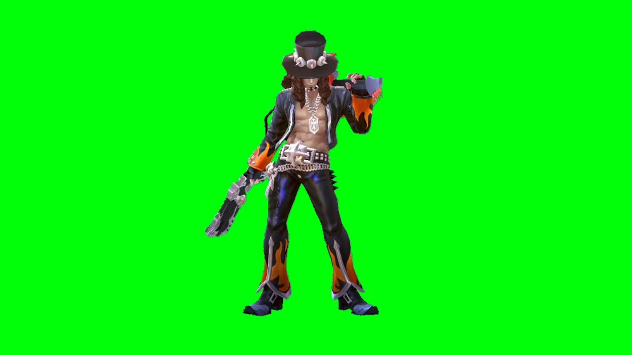 Anime Green Screen Hero Mobile Legend - Clint Rock And Roll No ...