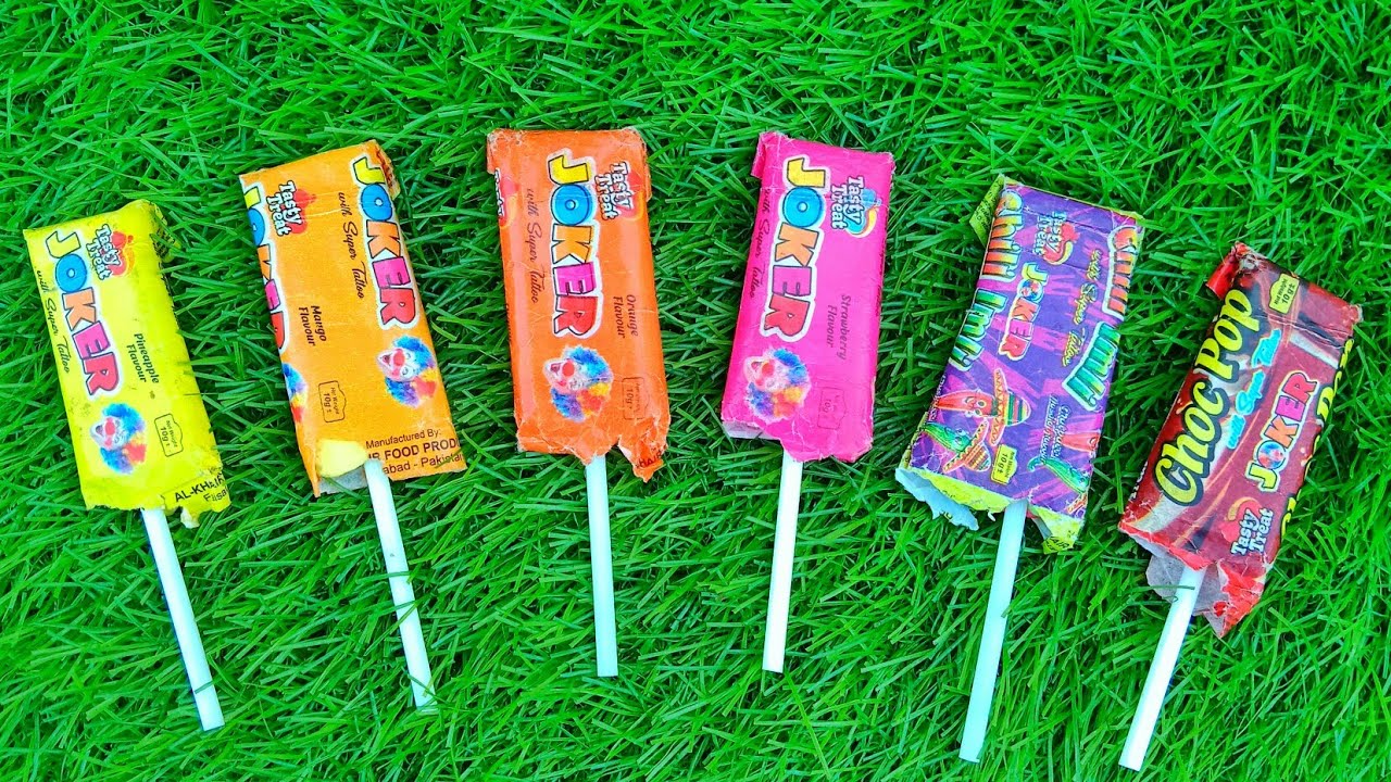 Learn Colors with lollipops and Sweets.Yummy Rainbow Lollipops ASMR ...
