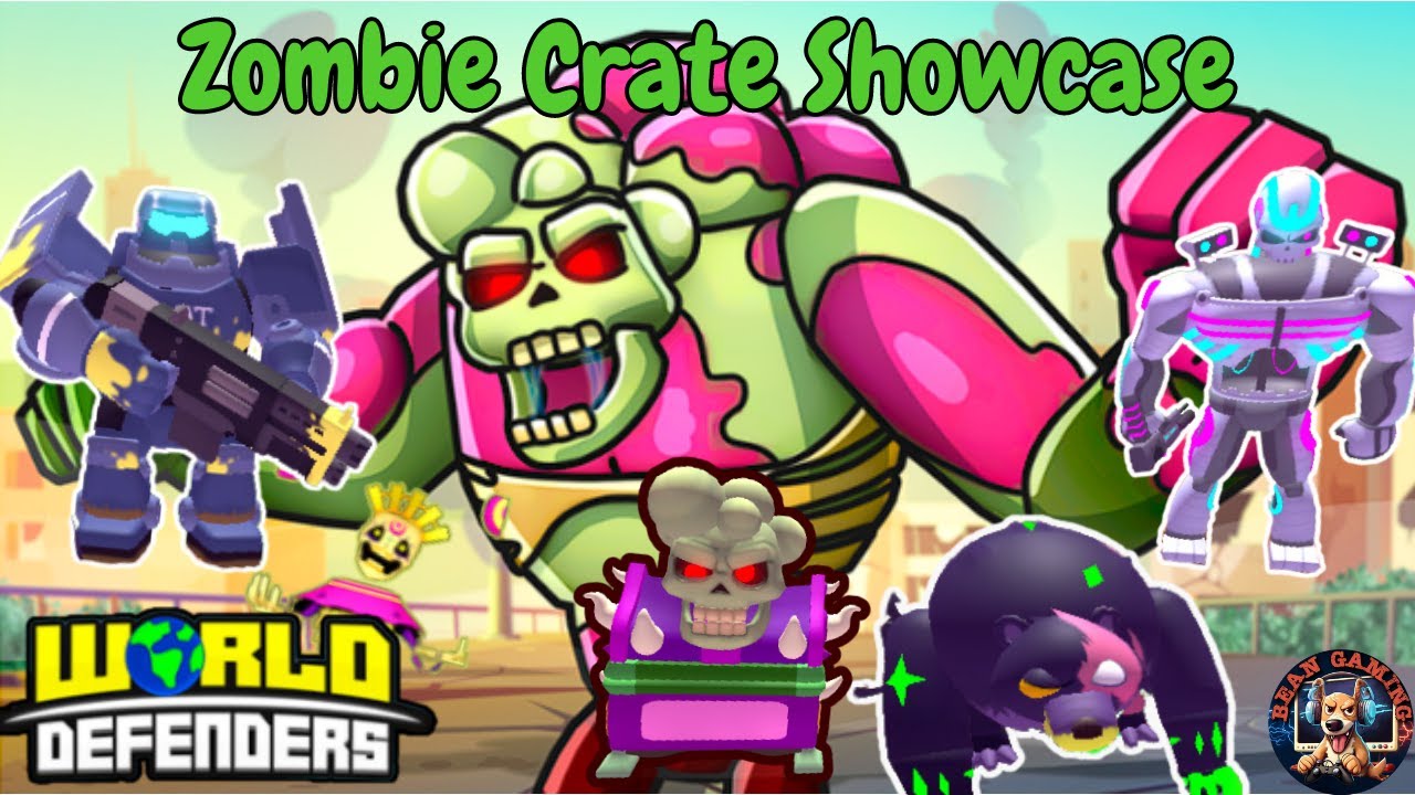 ZOMBIE CRATE SHOWCASE!!!! WORLD DEFENDERS ROBLOX - Feb 22th - YouTube