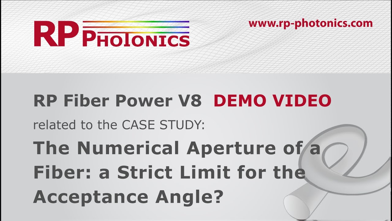 The Numerical Aperture of a Fiber: a Strict Limit for the Acceptance ...