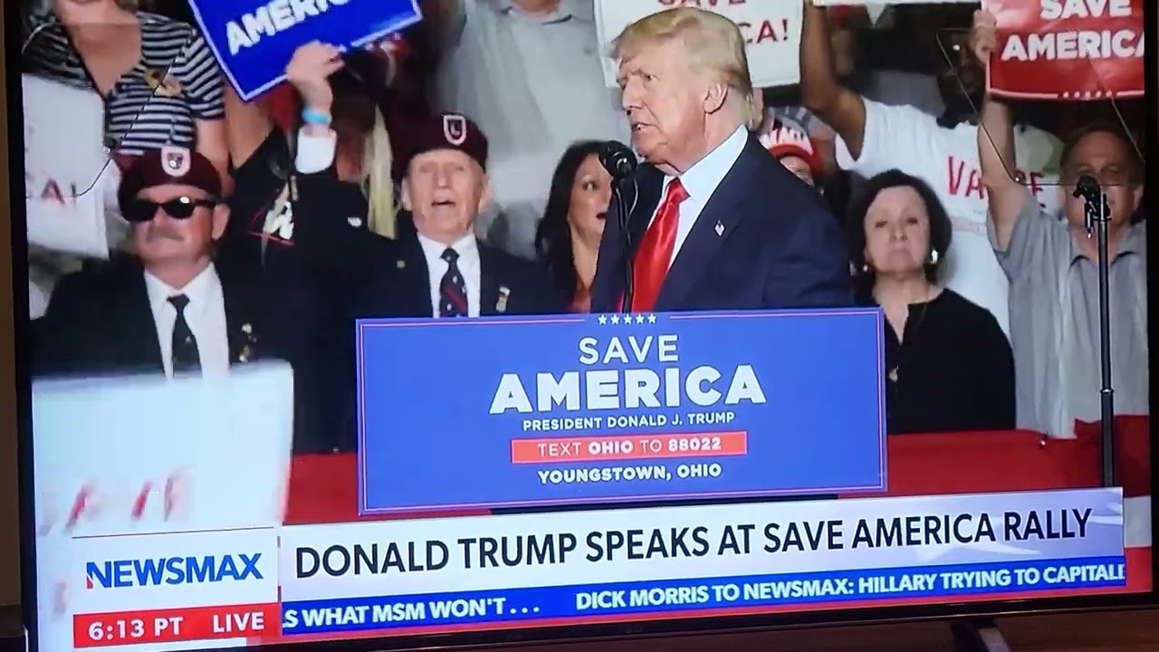 Trump Save America Rally Youngstown Ohio September 17 2022 - YouTube