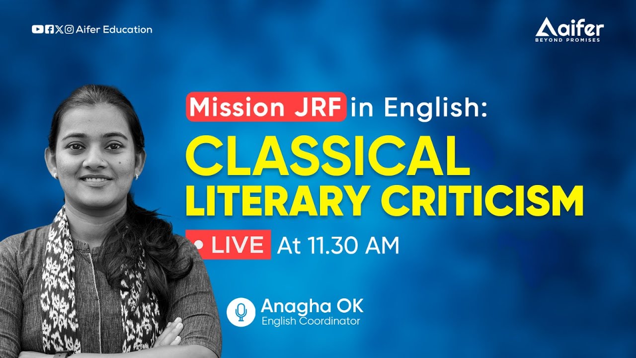 CLASSICAL LITERARY CRITICISM | ENGLISH | UGC NET June 2024 | Aifer ...