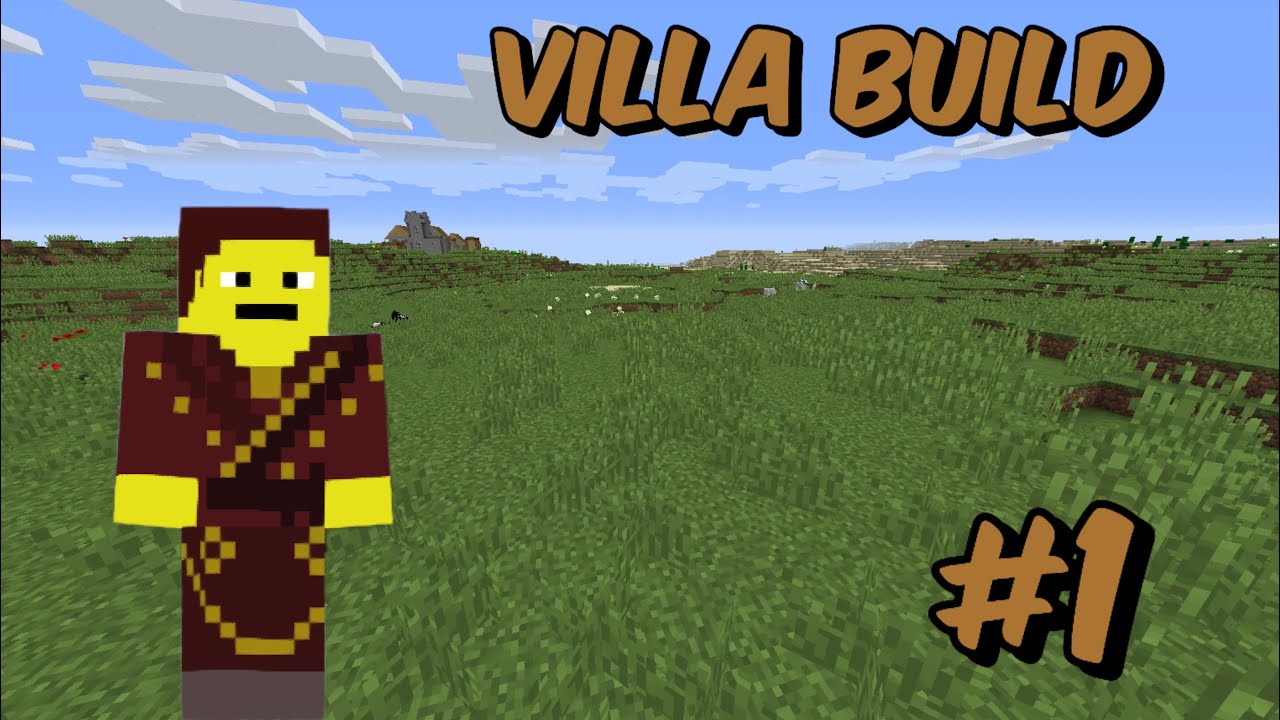 The foundations (Minecraft Villa Build E1) - YouTube