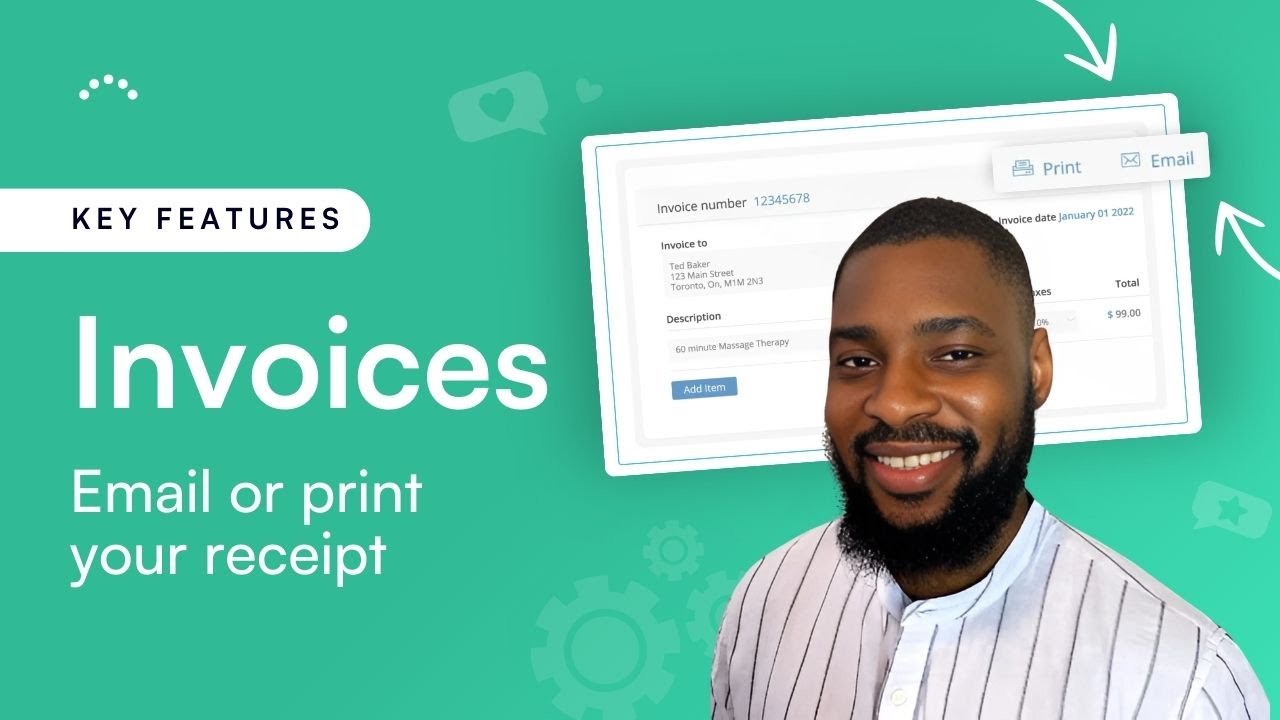 Invoices - Email or print your receipt - YouTube
