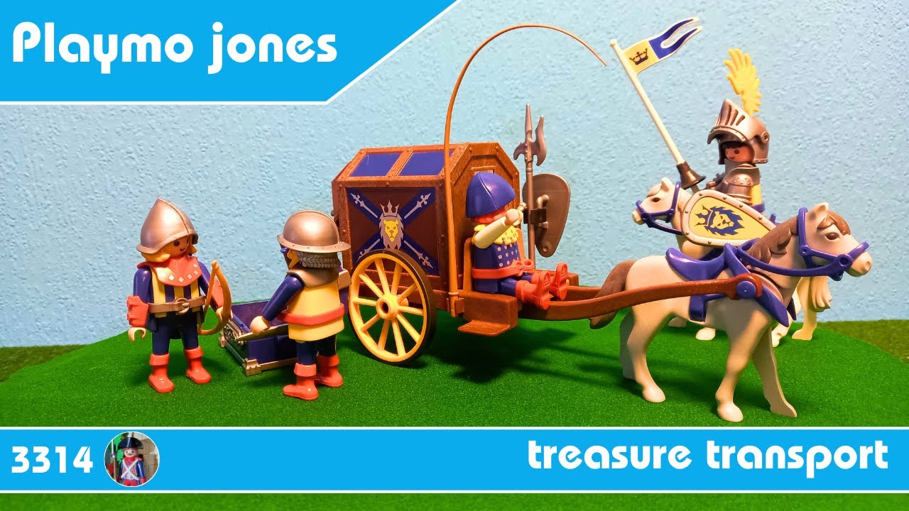 Playmobil 3314 Treasure transport on display - YouTube