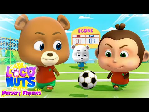Soccer Song | Nursery Rhymes and Baby Songs with Loco nuts | Fun Song