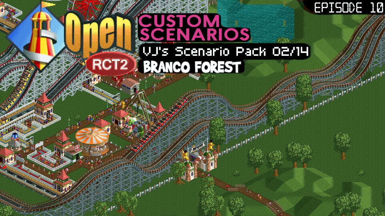Branco Forest | OpenRCT2 Custom Scenarios [VJ's Scenario Pack] #10 ...
