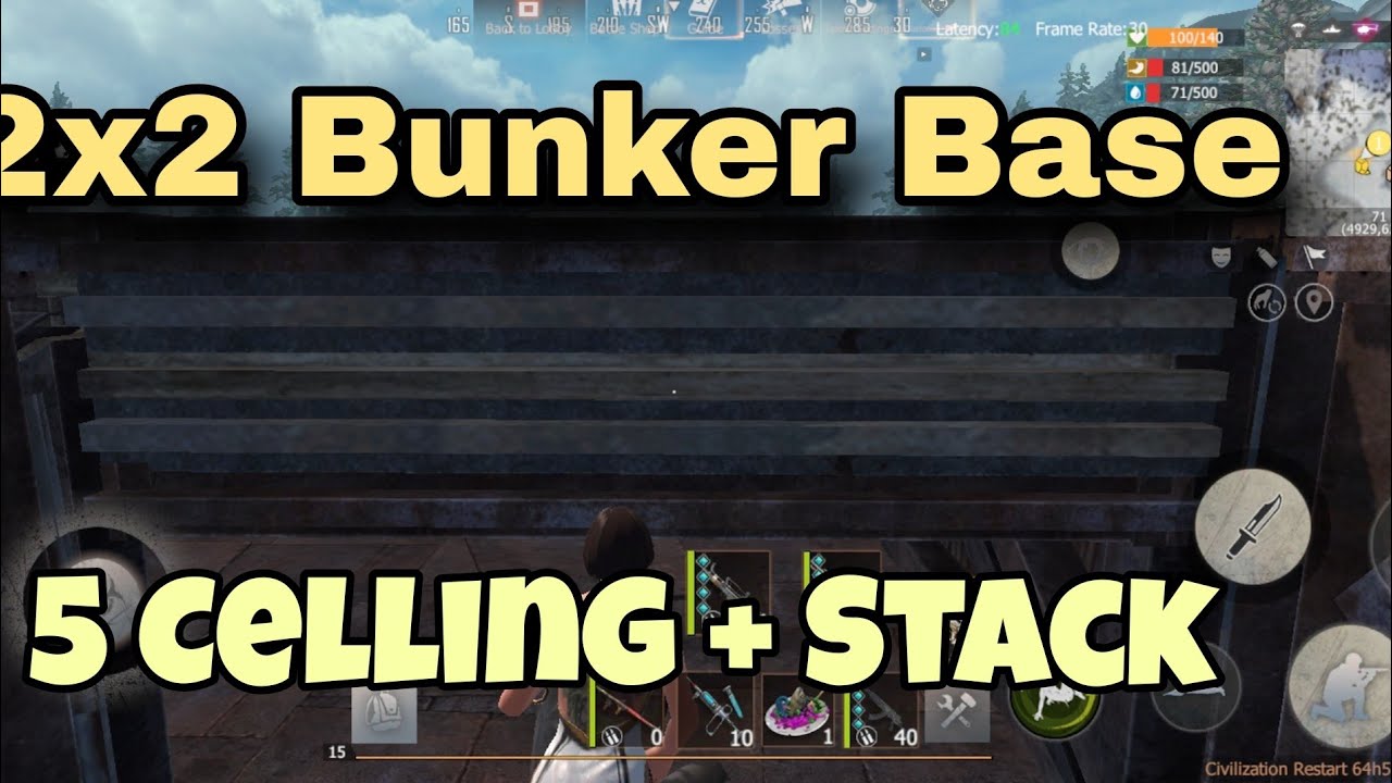 Best 2x2 Bunker base design |fully stack |Best for solo/duo/squad |last ...