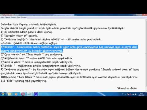 Grand.az mp3 yükləmək