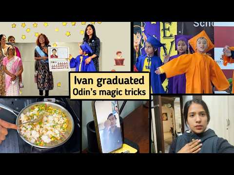Ivan's dance on graduation day | Odin's magic trick | Mummy is going away