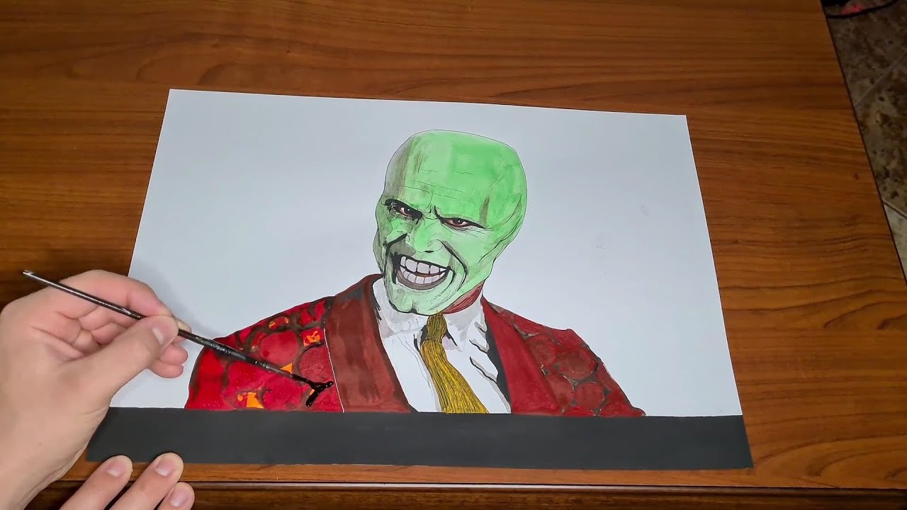 🎨Alex_Art's ️ ArtWork: The MASK | #drawing #respect #top - YouTube