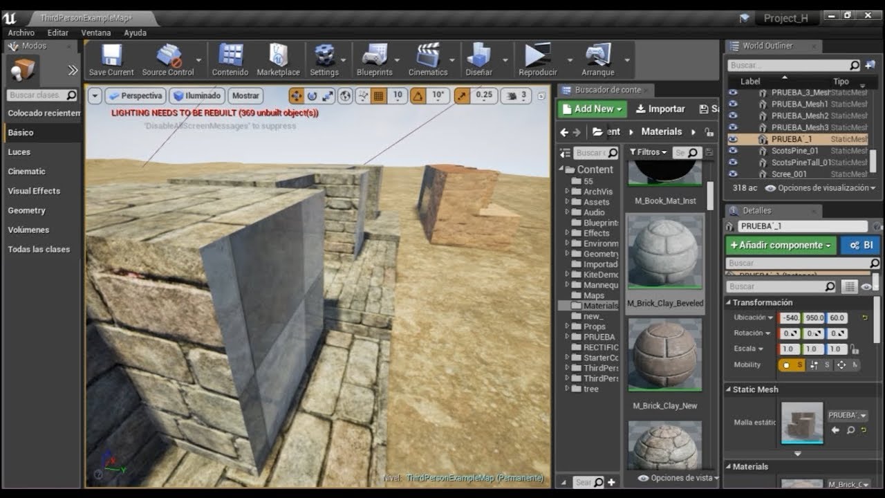 Escalado de materiales en Unreal Engine 4 - YouTube