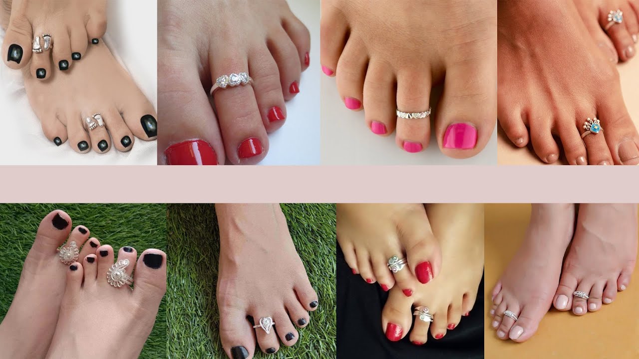 Silver Toe Ring Design 2022 With Price | Latest Toe Ring | Leg Finger ...