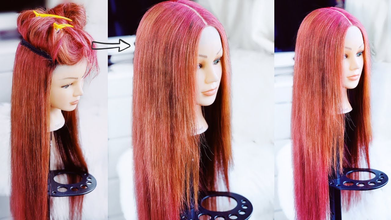 😳 HOW TO: Lay FLAT Middle Part WIG | Wig won't Lay Flat? Try This ...
