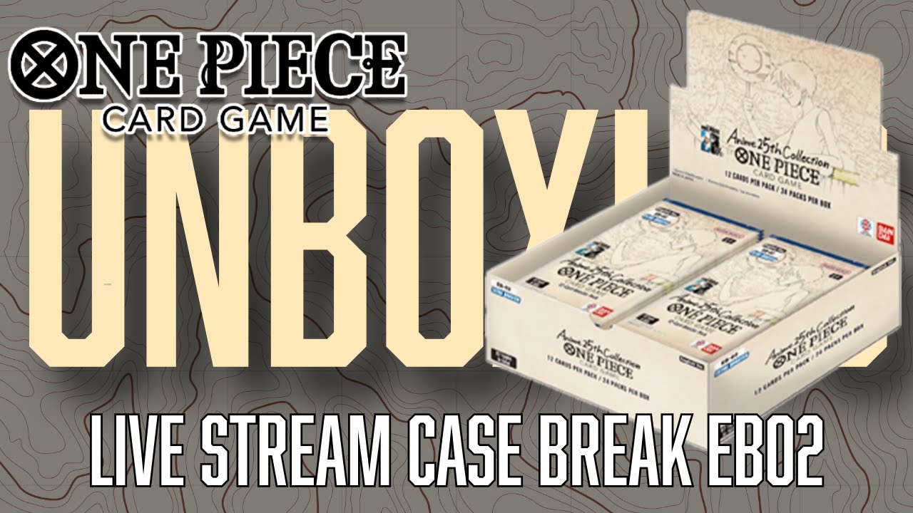 LIVE CASE BREAK!!! One Piece Card Game EB 02 - YouTube