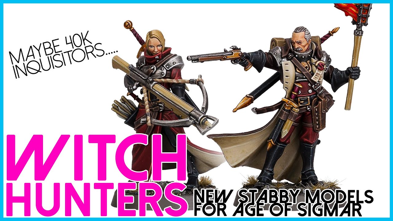 New Witch Hunters for Warhammer Age of Sigmar - or New 40k inquisitors ...