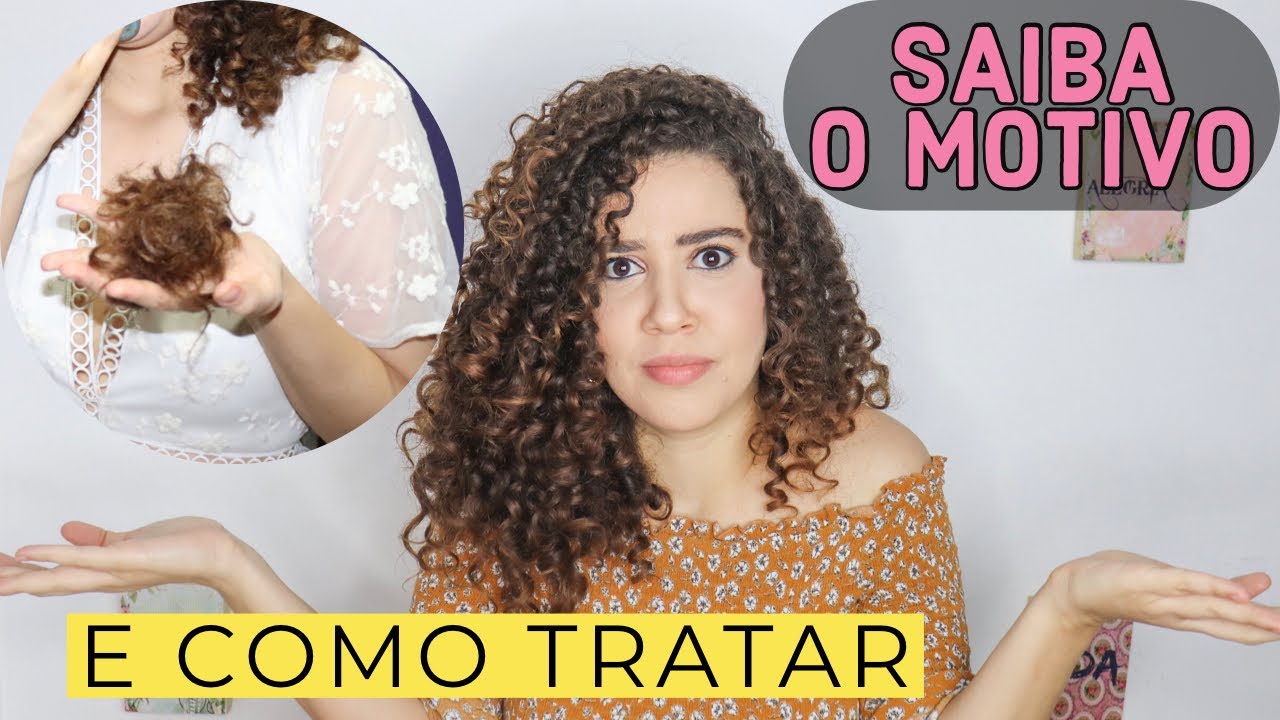 QUEDA CAPILAR | SAIBA PORQUE CABELO CACHEADO CAI MAIS | COMO TRATAR ...
