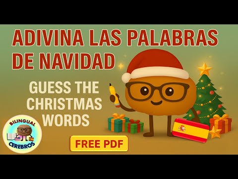 Juego de Navidad: Adivina las 12 palabras / Christmas game: Guess 12 ...
