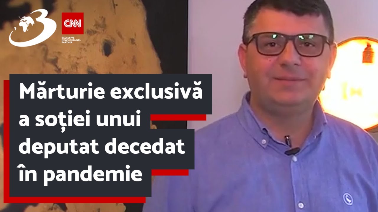 Mărturie exclusivă a soției unui deputat decedat în pandemie - YouTube