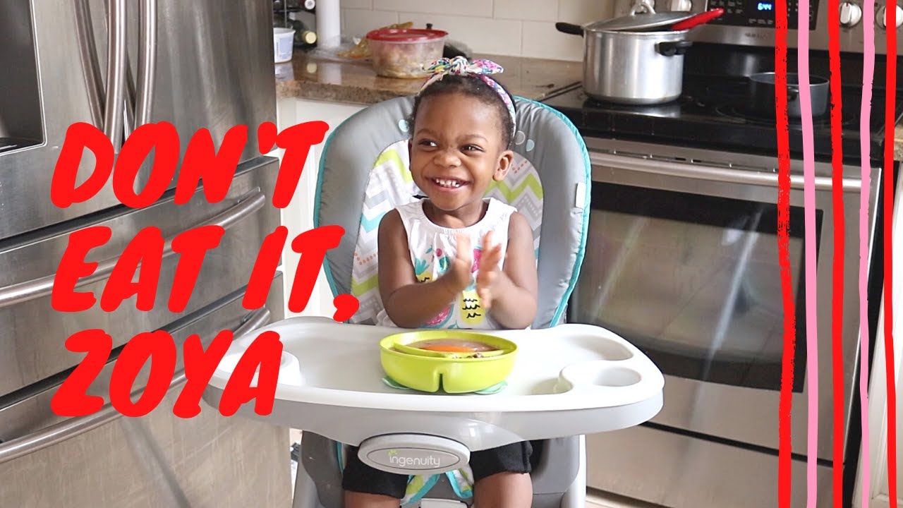 Don't eat it challenge - Fruit Snack Challenge - 18 Month Old Toddler ...