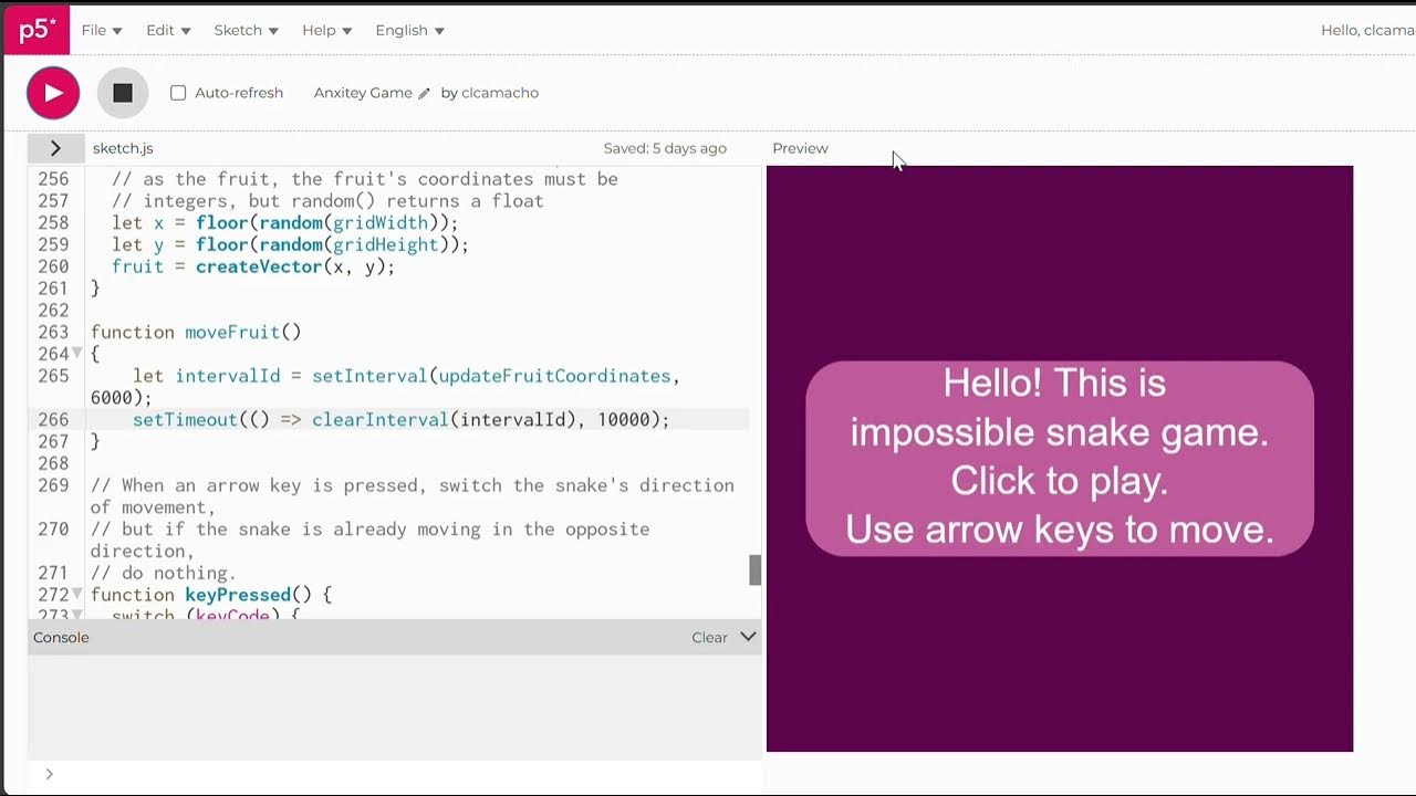 VIS 145A - p5.js sketch - YouTube