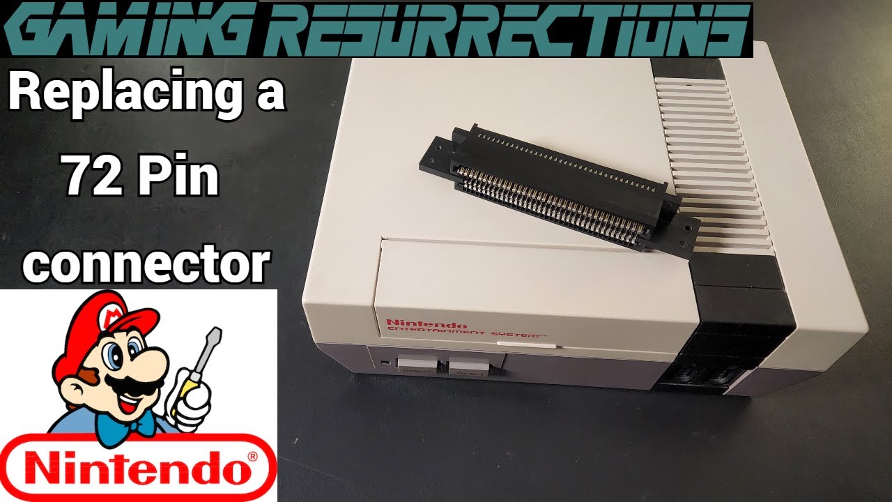 How to replace an NES 72-pin connector - Gaming Resurrections - Dstreet ...