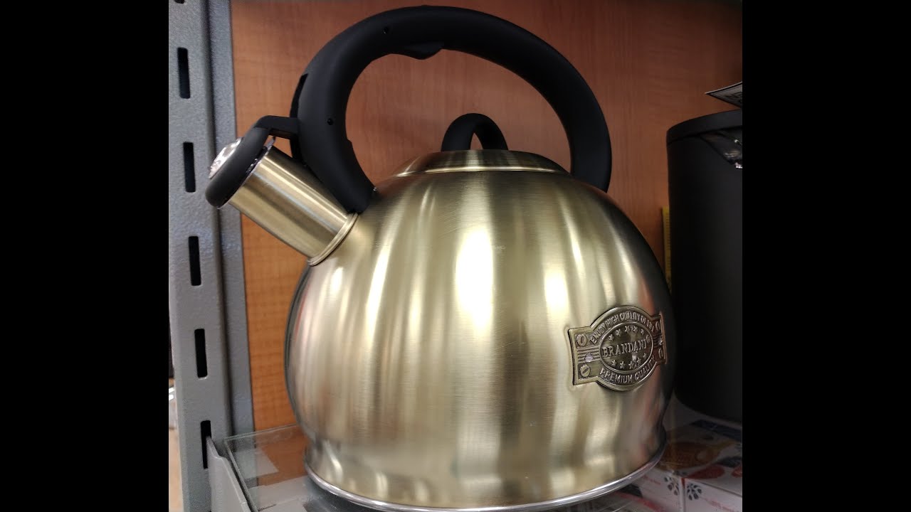 Stainless Steel Whistling Tea Kettle, BRANDANI Kettle, Kitchenware ...