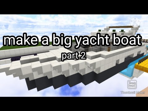 make a big yacht boat in my city!!! (part 2) [blockman go blocky mods ...