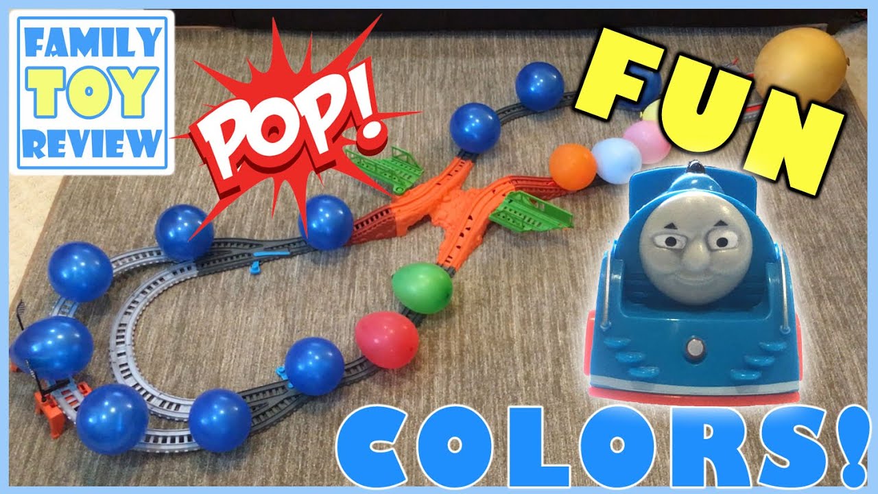Balloon Popping Show - Thomas and Friends Surprise Balloons - Learn ...