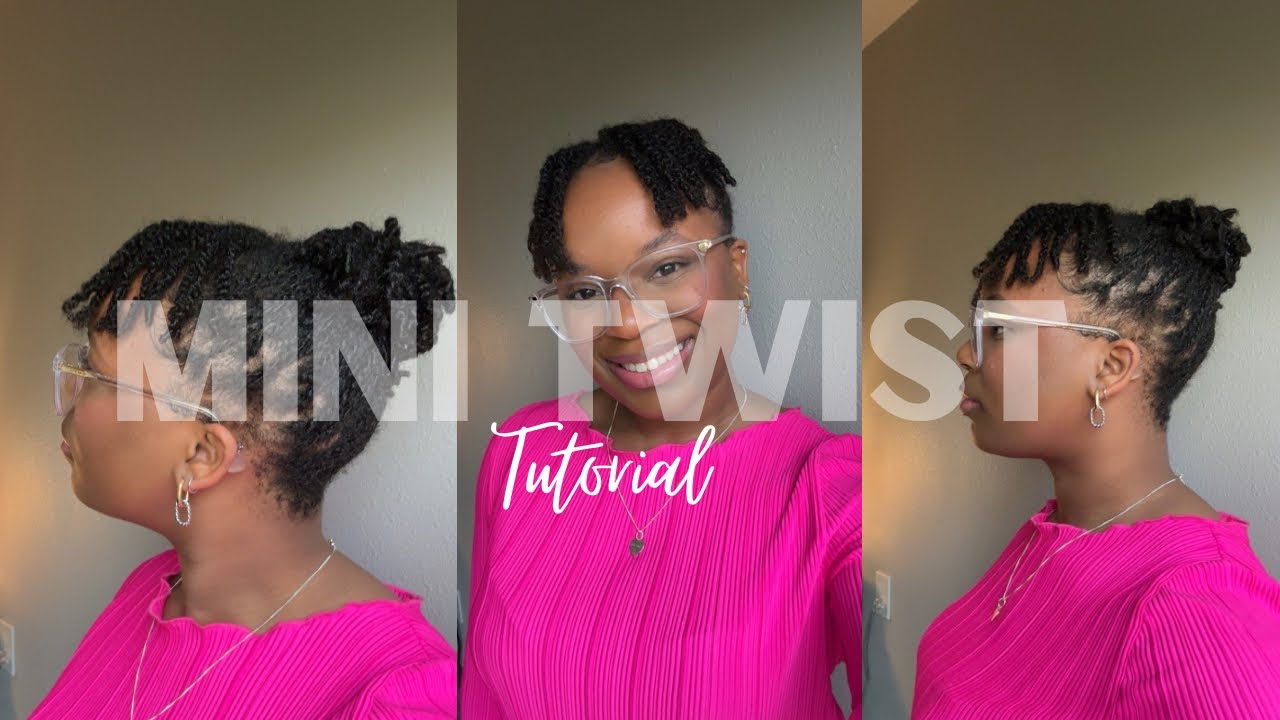 Mini Twist Tutorial | Mousse ONLY | Slow learner friendly | Mytype4hair - YouTube