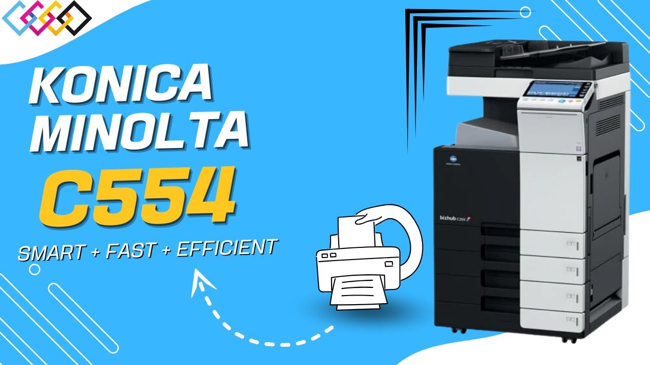KONIKA MINOLTA C554 - YouTube
