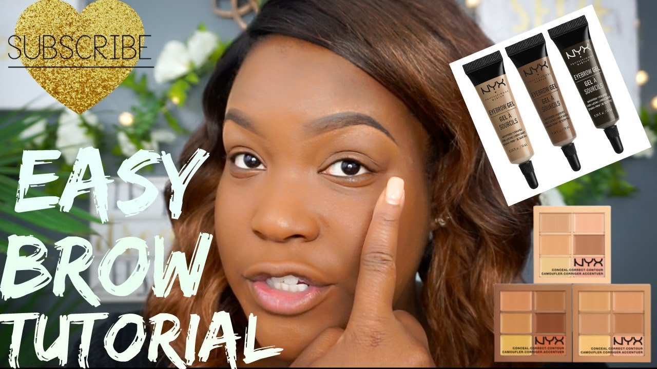 Easy Brow Tutorial: Ruby Kisses Brow Pencil X NYX Cosmetics Brow Gel ...