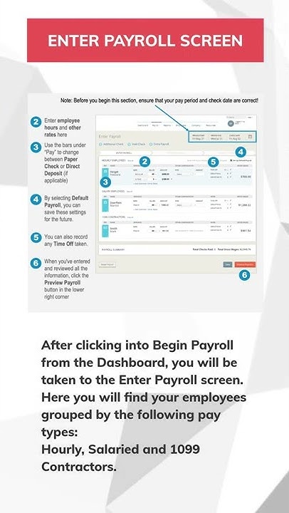 HOW TO RUN YOUR FIRST PAYROLL - YouTube
