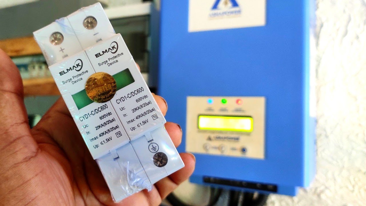 DC surge protection device for solar panel - YouTube