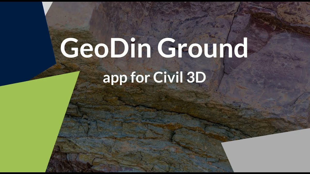 Extended demo of GeoDin Ground: how to see below the ground in Civil 3D ...